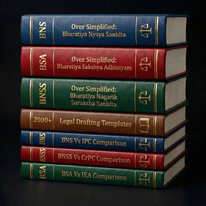 New Criminal Laws Simplified Notes Bundle (BNS, BNSS, BSA) | LawNotes ...